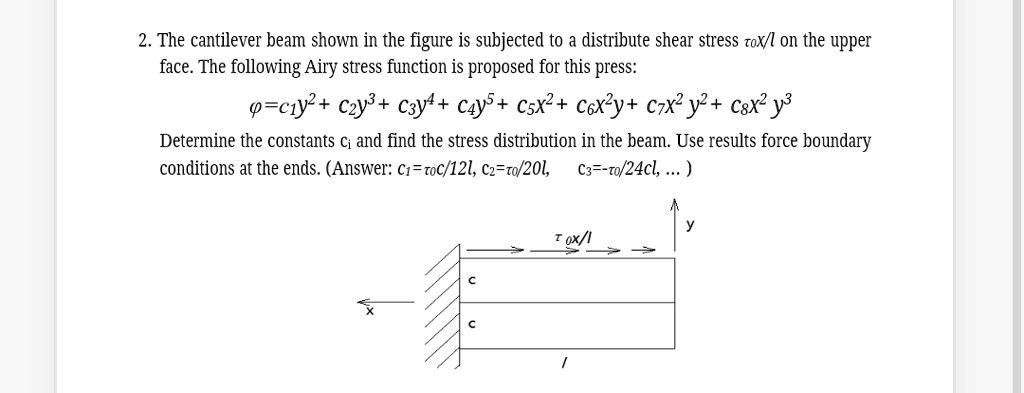 SOLVED: Please help!! Please solve this question from the theory of ...