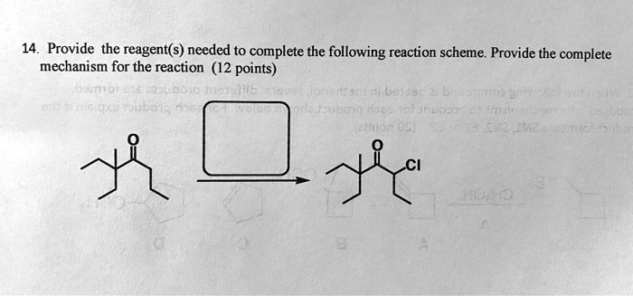 SOLVED: Provide the reagent(s) needed to complete the following ...