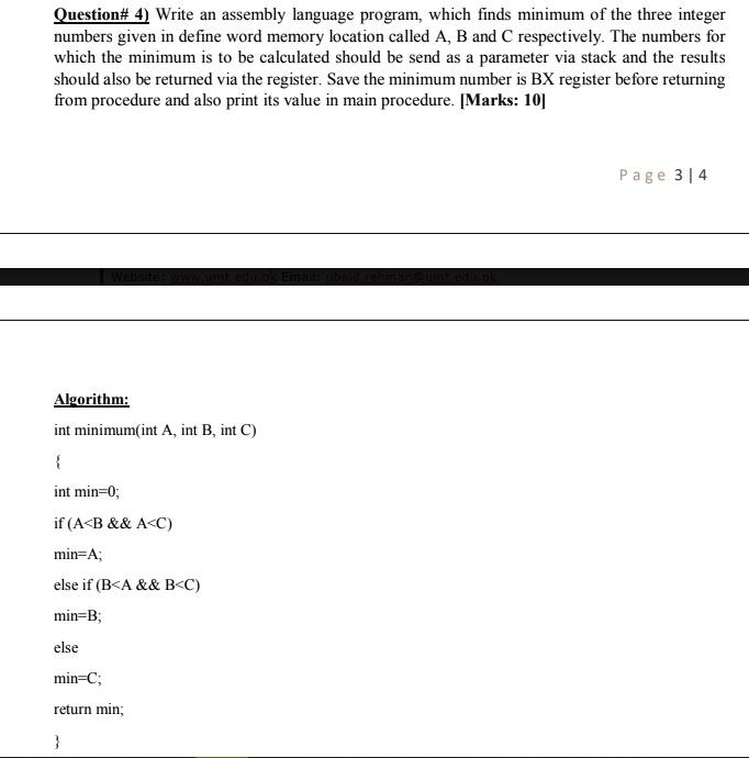 SOLVED: Computer Organization and Assembly Language with emu8086 ... SOLVED: Computer Organization and Assembly Language with emu8086 ...