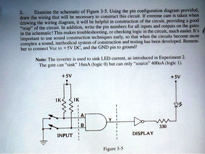 SOLVED: Examine the schematic of Figure 3-5.Using the pin configuration ...