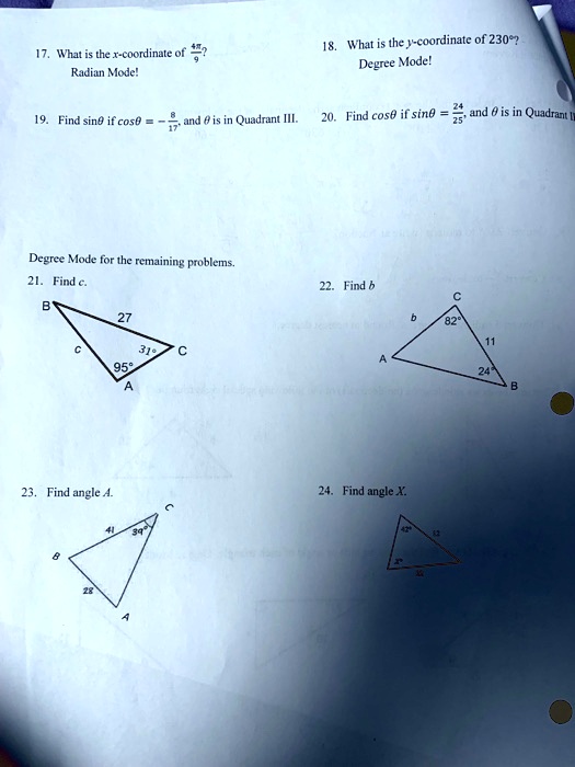 what is the y coordinate of 230 degree model what is the x coordinale ...