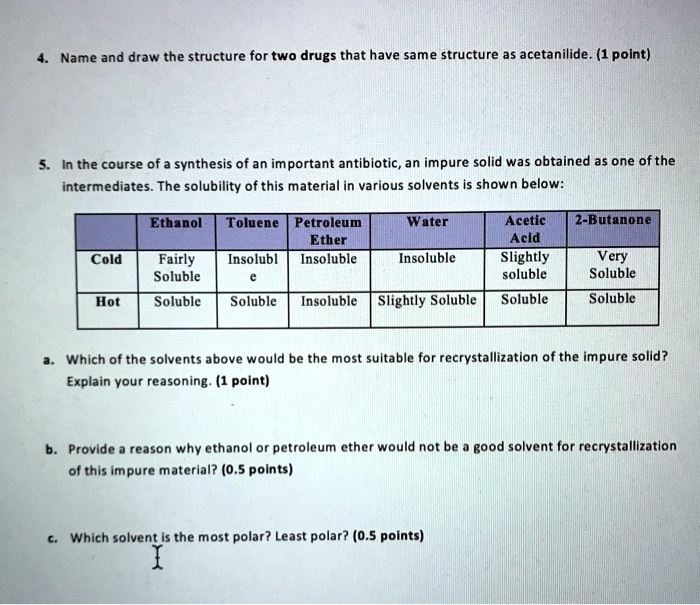 Name and draw the structure for two drugs that have the same structure ...