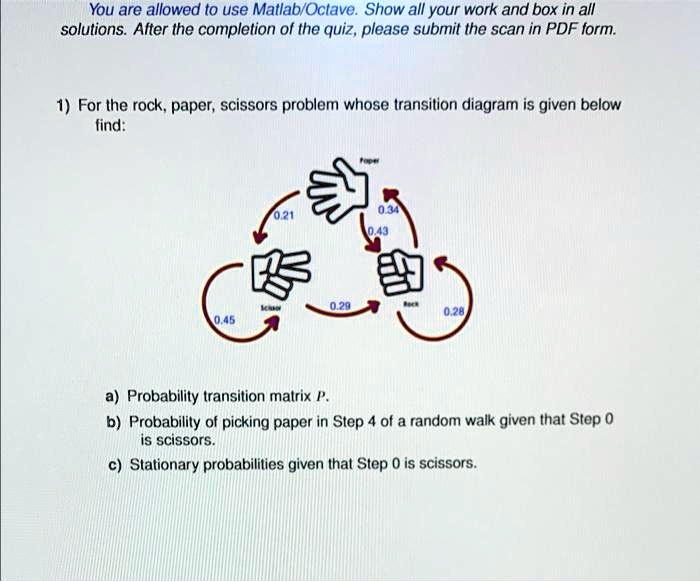 SOLVED: You are allowed to use Matlab/Octave. Show all your work and box in all solutions. After ...