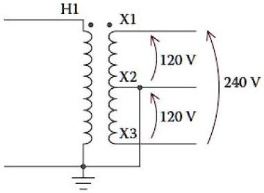 H1 X1 X2 120 V X3 120 V 240 V