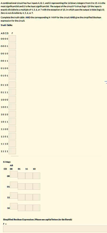 SOLVED: Text: Computer Logic and Digital Design A combinational circuit ...