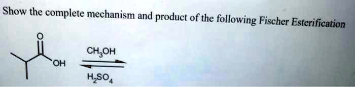 SOLVED: Show the complete mechanism and product of the following ...