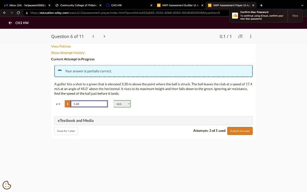 SOLVED: Inbox (24) - farijayasen098@gr Community College of Philadelphia CH3HW NWP Assessment ...