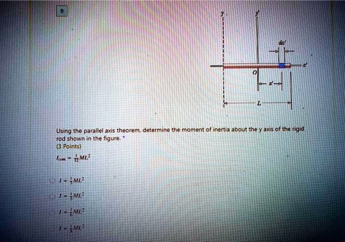 SOLVED:Using the parallel axis theorem determine the moment of inertia abou; the axi5 of the ...