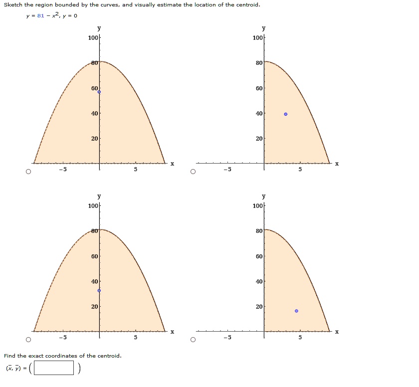 SOLVED: Sketch the region bounded by cubes and visually estimate the ...