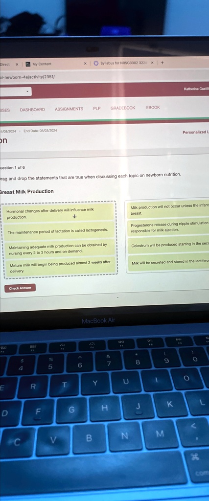 al newborn 4eactivity2351 dashboard assignments plp gradebook ebook 1082024 end date 05032024 ...