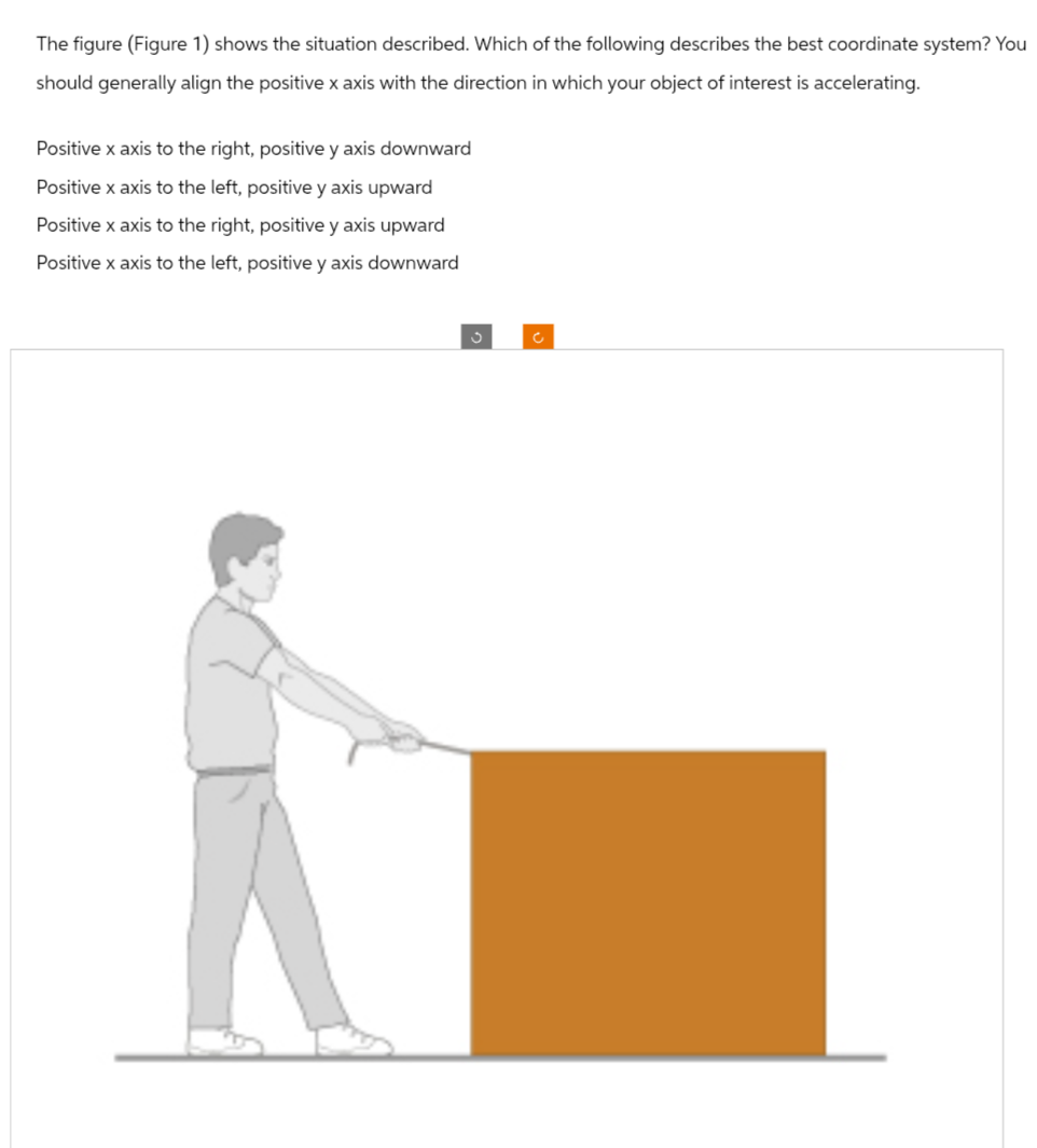 The figure (Figure 1) shows the situation described. Which...