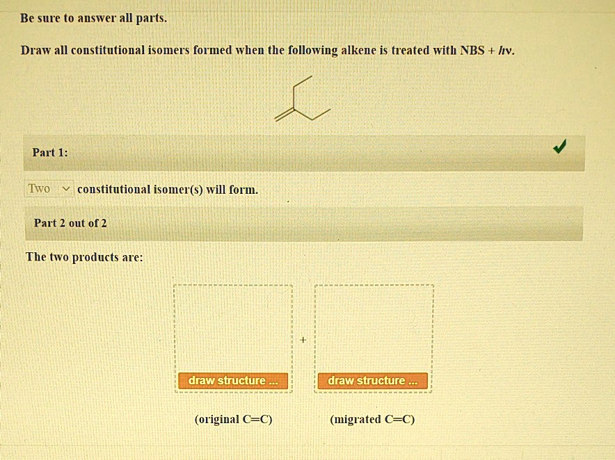 SOLVED: Be sure to answer all parts. Draw all constitutional isomers ... SOLVED: Be sure to answer all parts. Draw all constitutional isomers ...