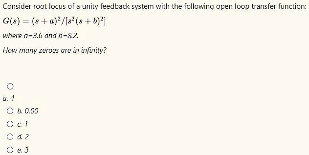 consider root locus of a unity feedback system with the following open loop transfer function ...