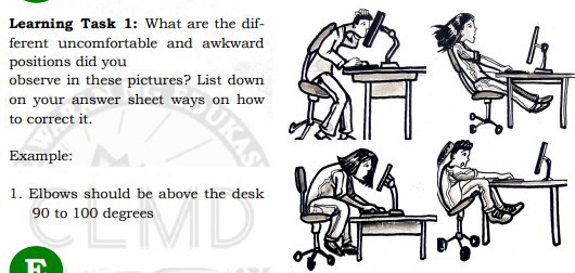 SOLVED: Learning Task 1: What are the different uncomfortable and awkward positions did you ...