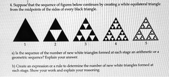 SOLVED: Supposethat the sequence of figures below continues by creating ...