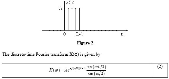 SOLVED: a) A discrete-time nonperiodic signal x(n) is shown in Figure 2. Plot the magnitude ...