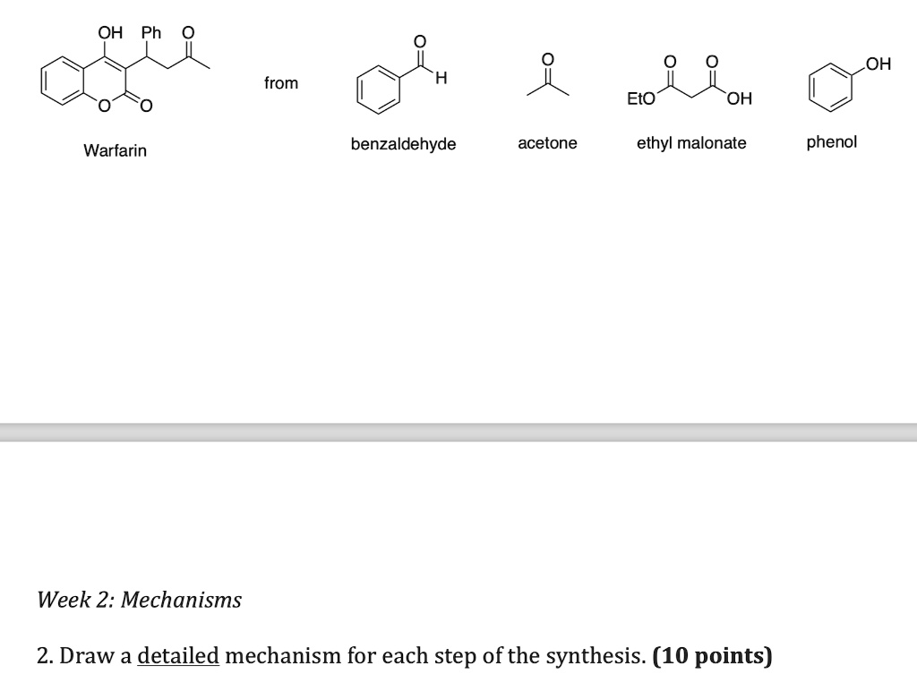 SOLVED: OH Yd OH from 013 OH ethyl malonate phenol acetone benzaldehyde ... SOLVED: OH Yd OH from 013 OH ethyl malonate phenol acetone benzaldehyde ...