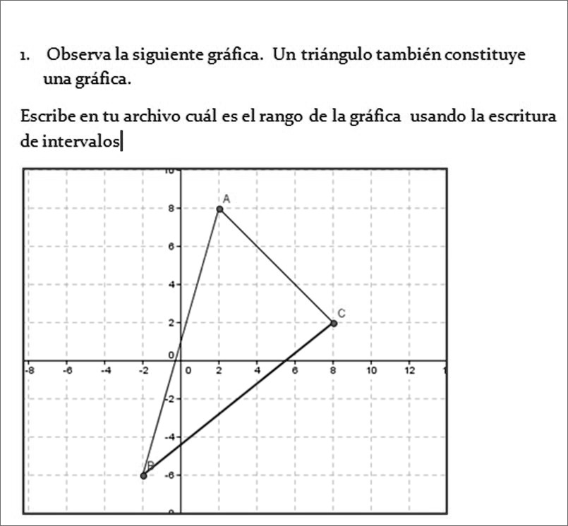 escribe en tu archivo cual es el rango de la grafica usando la ... escribe en tu archivo cual es el rango de la grafica usando la ...