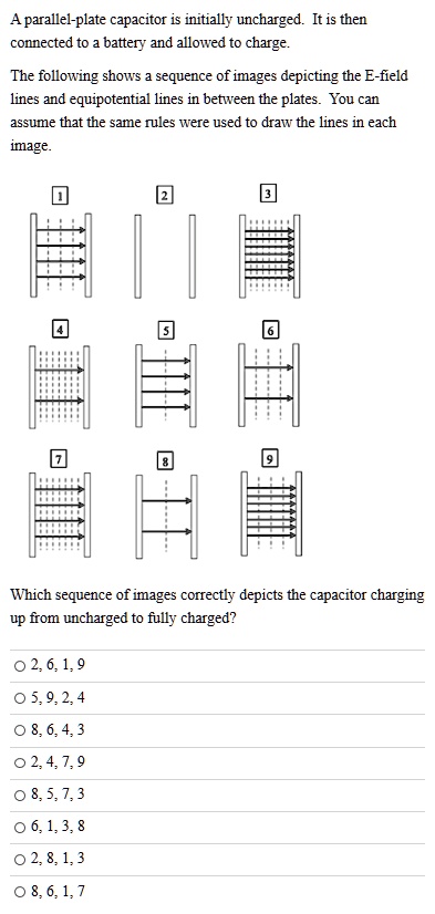 aparallel plate capacitor is initially uncharged it is then connected ...
