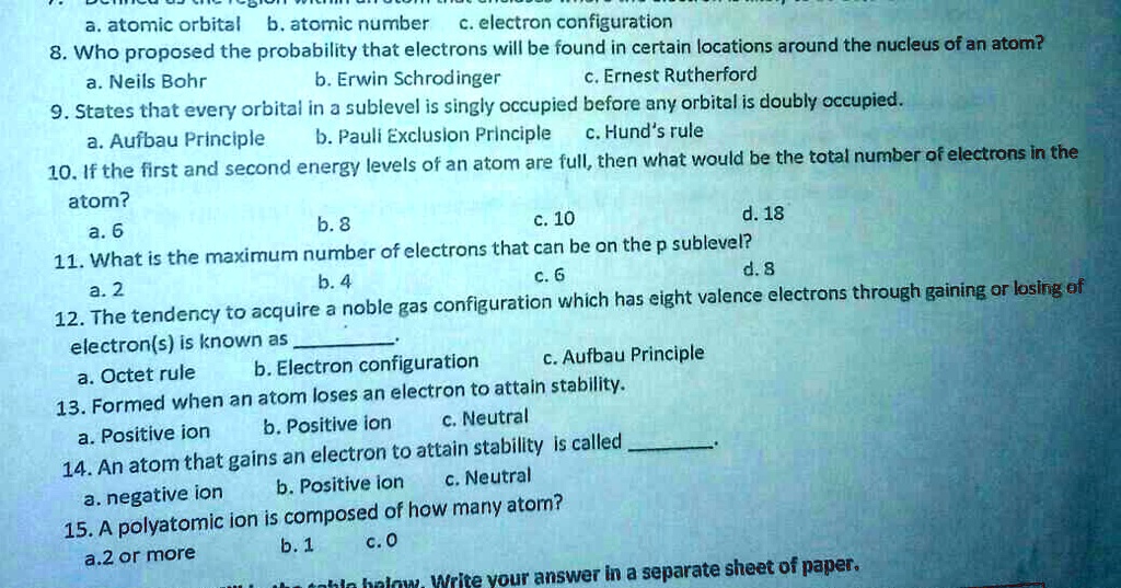 SOLVED: 1. Are diagrams that represent the valence electrons of an atom ...