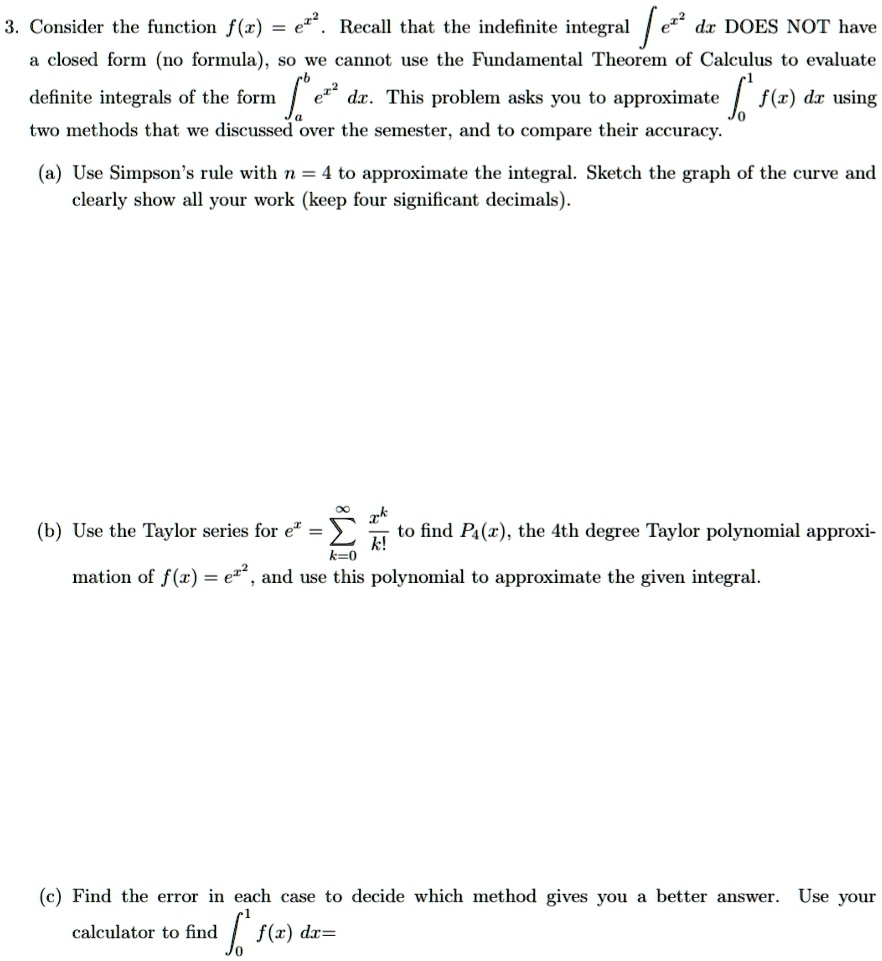 SOLVED: Consider the function f(z) Recall that the indefinite integral ...