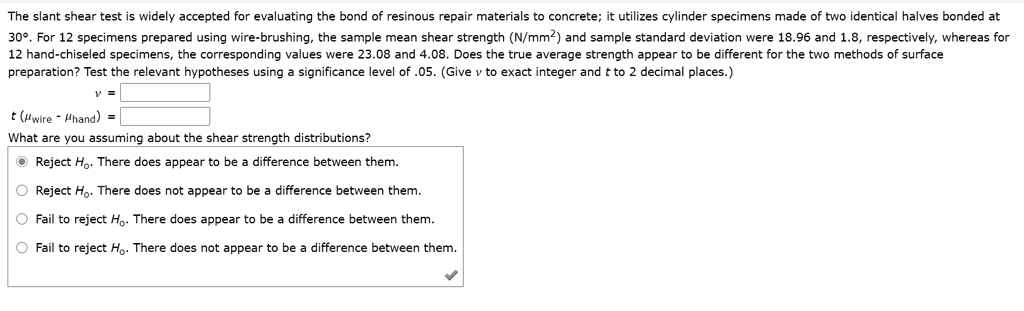 The slant shear test widely accepted for evaluating the bond...