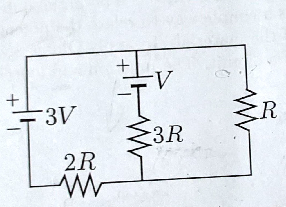 SOLVED: Solve for the circuit using Kirchhoff's Law