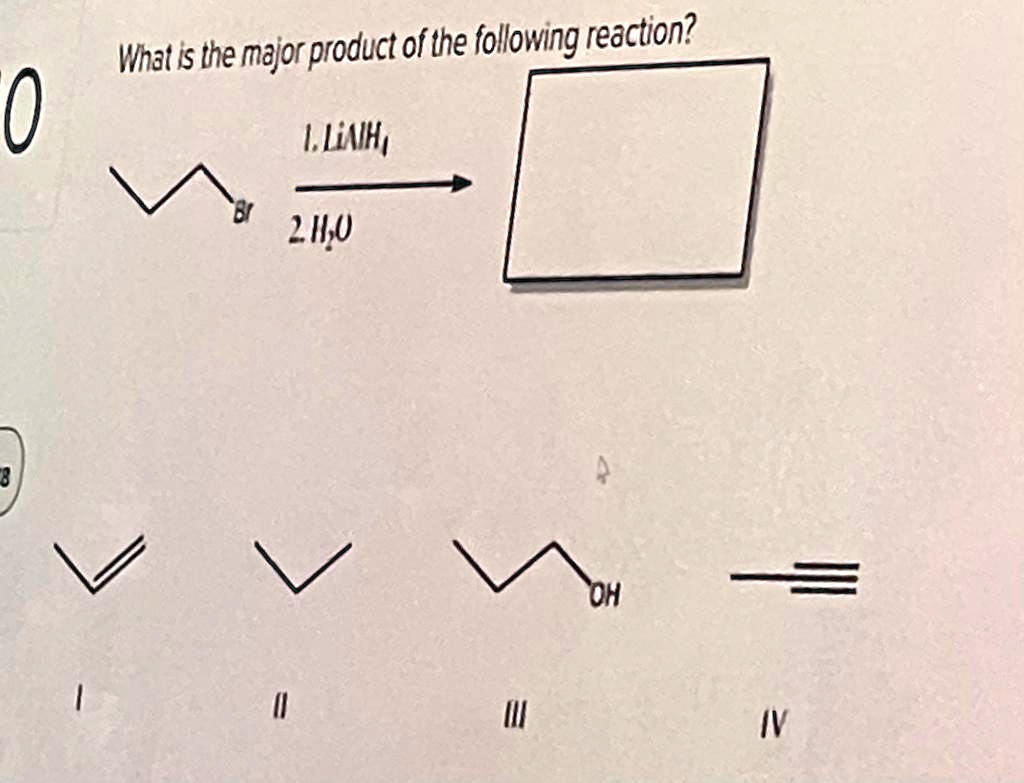 SOLVED: What is the major product of the following reaction? LiNH2 ...