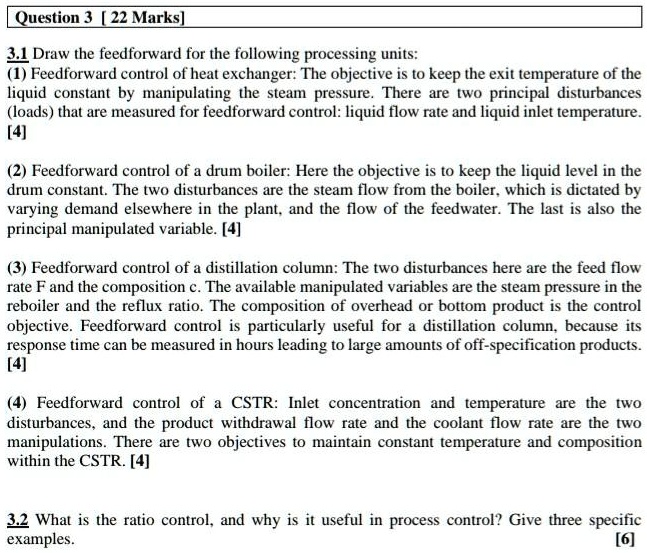 SOLVED: 3.1 Draw the feedforward for the following processing units: 1 ...