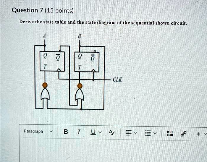 question 7 15 points derive the state table and the state diagram of ... question 7 15 points derive the state table and the state diagram of ...