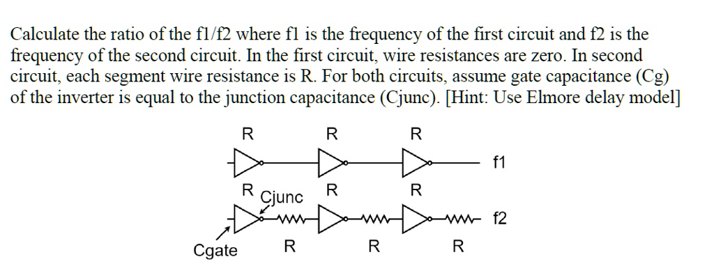 Calculate the ratio of the f1/f2 where f1 is the frequency of the first ...