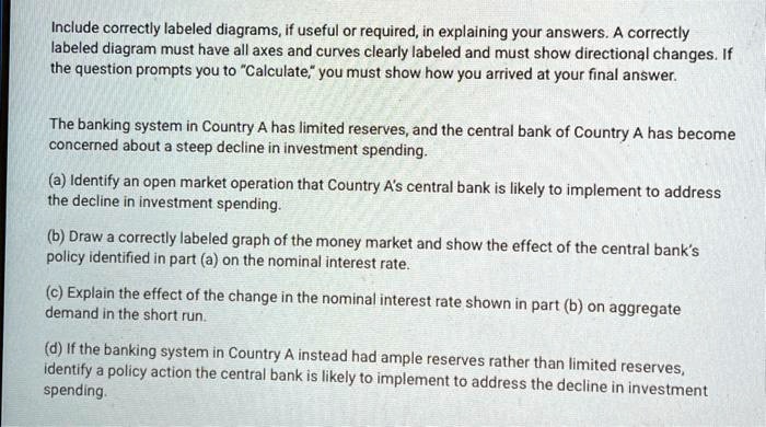 Include correctly labeled diagrams, if useful or required, in ...