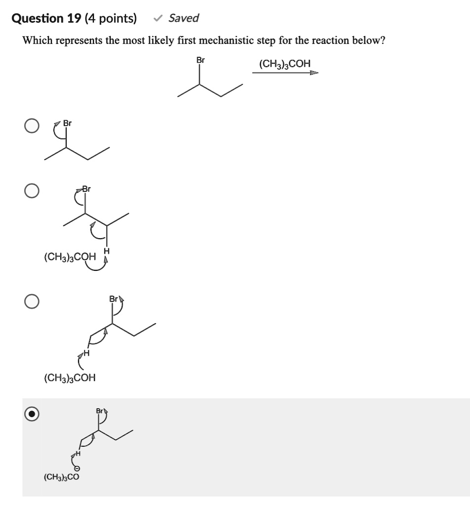 SOLVED: Question 19 (4 points) Saved Which represents the most likely ... SOLVED: Question 19 (4 points) Saved Which represents the most likely ...