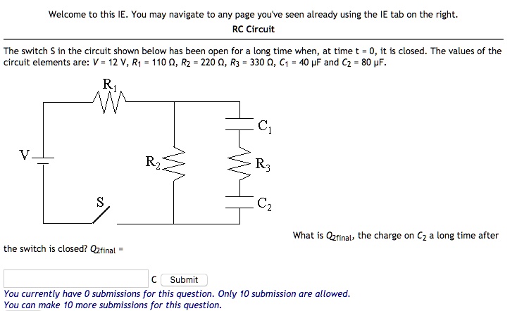 SOLVED: Welcome to this IE: You may navigate to any page youve seen already using the E tab on ...