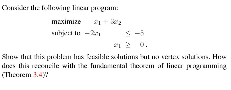 SOLVED: Consider the following linear program: maximize 11 + 312 ...