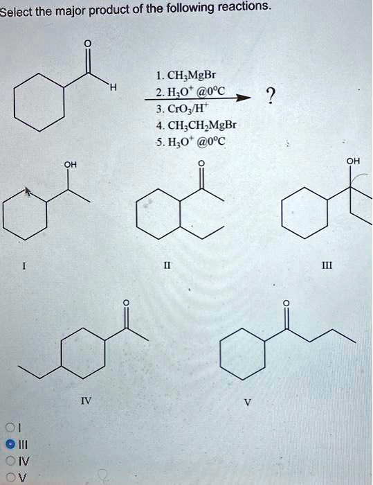 SOLVED: CH3MgBr + 2 H2O â†’ CH3OH + Mg(OH)Br CH3CH2MgBr + H2O â ...