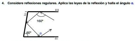 SOLVED: considere reflexiones regulares .Aplica las leyes de la ...