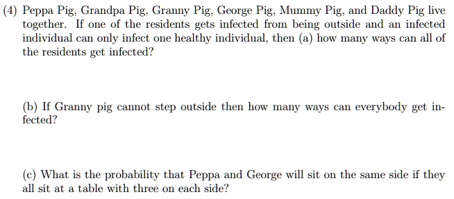 peppa pig grandpa pig granny pig george pig mummy pig and daddy pig ...