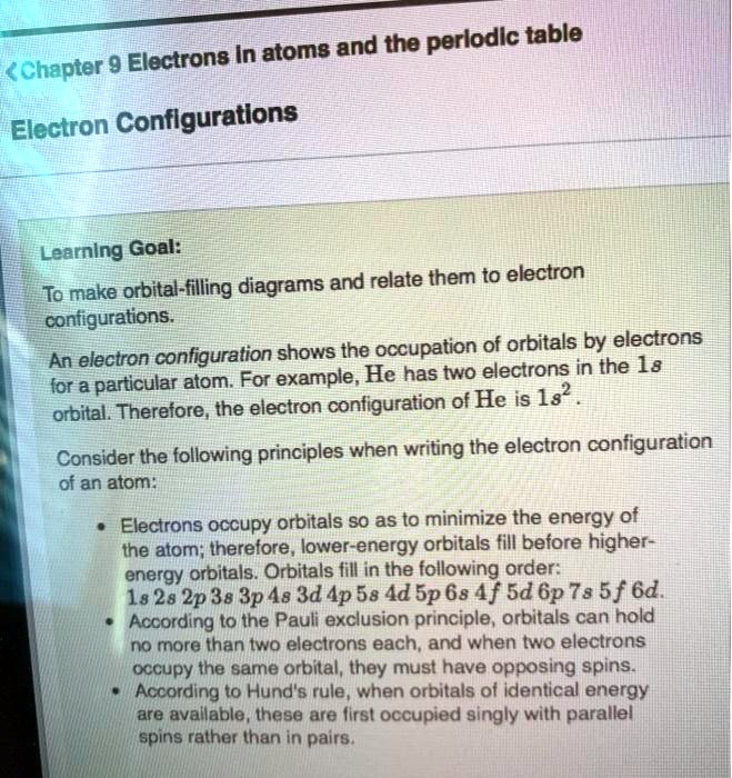 in atomg and the perlodlc table chapter 9 electrons electron ...