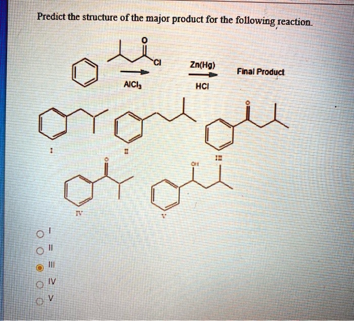 SOLVED: Predict the structure of the major product for the following ...