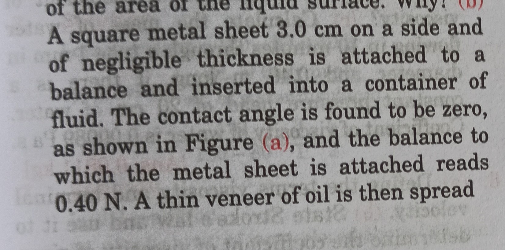 A square metal sheet 3.0 cm on a side and of negligible thickness is ...