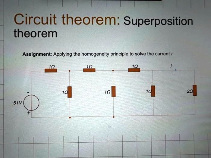 SOLVED: Circuit theorem:Superposition theorem Assignment:Applying the ... SOLVED: Circuit theorem:Superposition theorem Assignment:Applying the ...