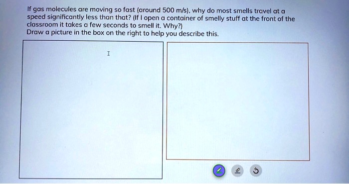 if gas molecules are moving so fast around 500 ms why do most smells ...