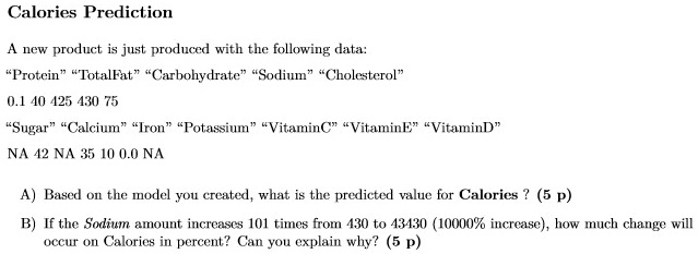 Solved For A I Created A New Data Frame With The New Values Ran A Prediction And Got An