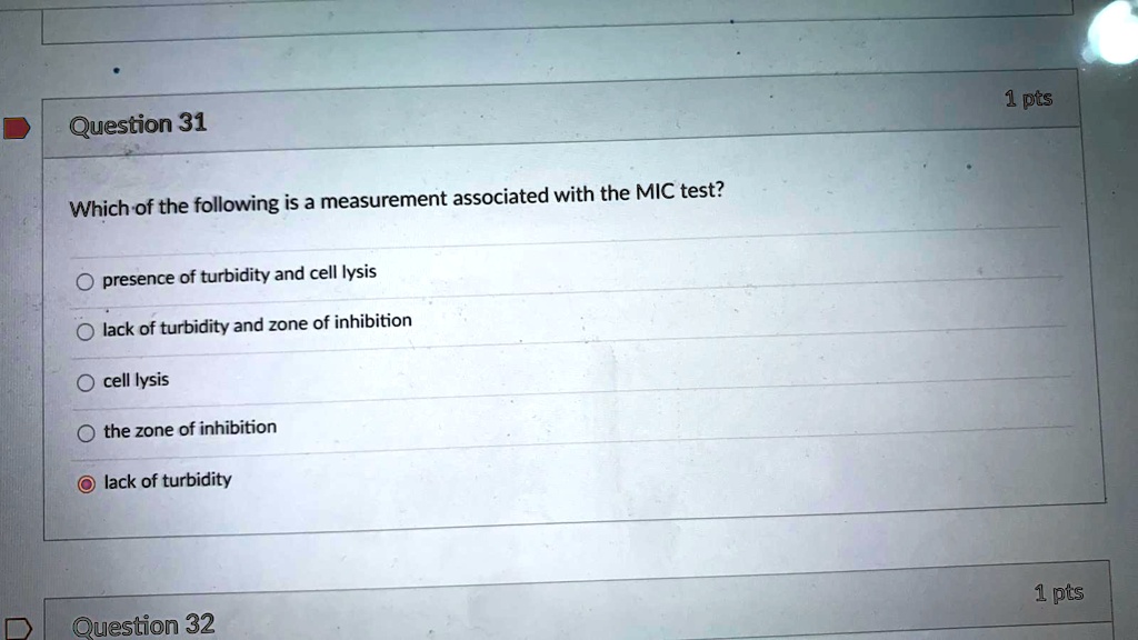 SOLVED: 1 pts Question 31 Which of the following is a measurement ... SOLVED: 1 pts Question 31 Which of the following is a measurement ...