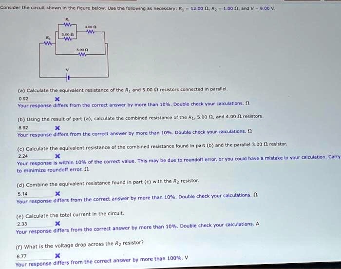 SOLVED: Consider the circuit shown in the figure below. Use the following as necessary: R = 12. ...