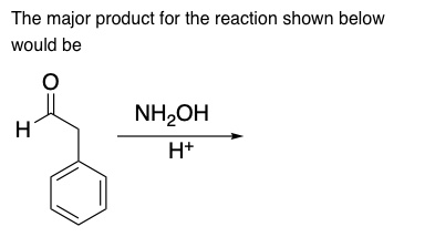 VIDEO solution: The major product for the reaction shown below would be ...