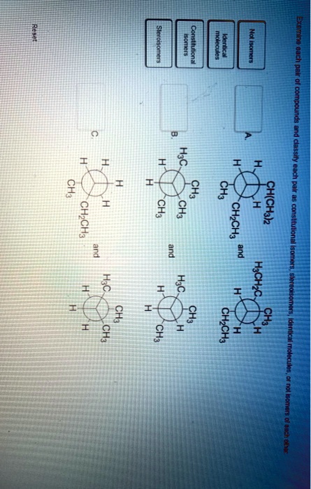 SOLVED:Soronr ] Hl 1 1 2 2 CH3 CHa 2 1 CH-CHa "CHzCH3 1 and and and H3c ...