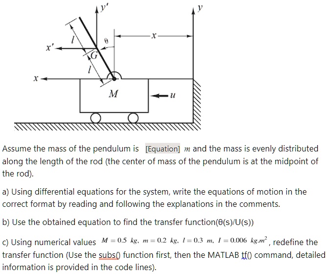 SOLVED: Assume the mass of the pendulum is [Equation] m and the mass is ...