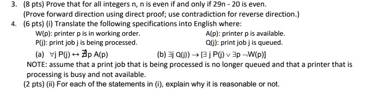 pts prove that for all integers n n is even if and only if 29n 20 is ...